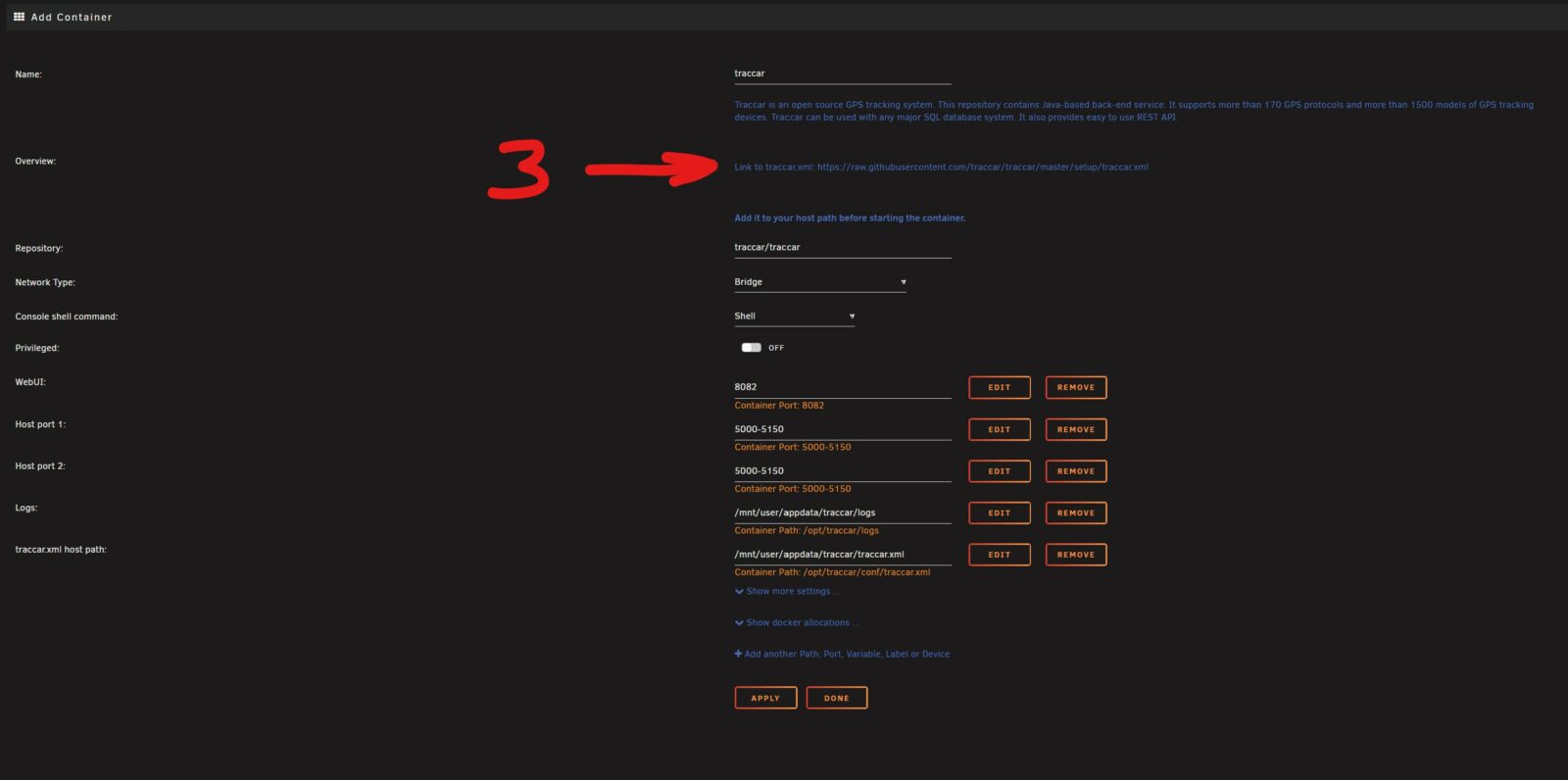 Traccar - собственный сервер GPS на Unraid 6.8.3